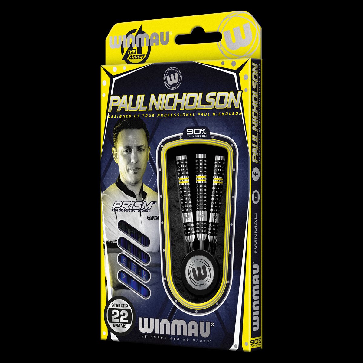 WINMAU Paul Nicholson 90% Darts – GW Darts